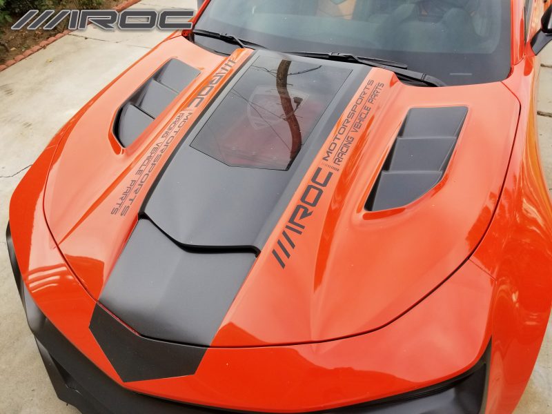 2016-2024 Camaro “IROC-Z” COPO Style Hood with Louvers and Window ...