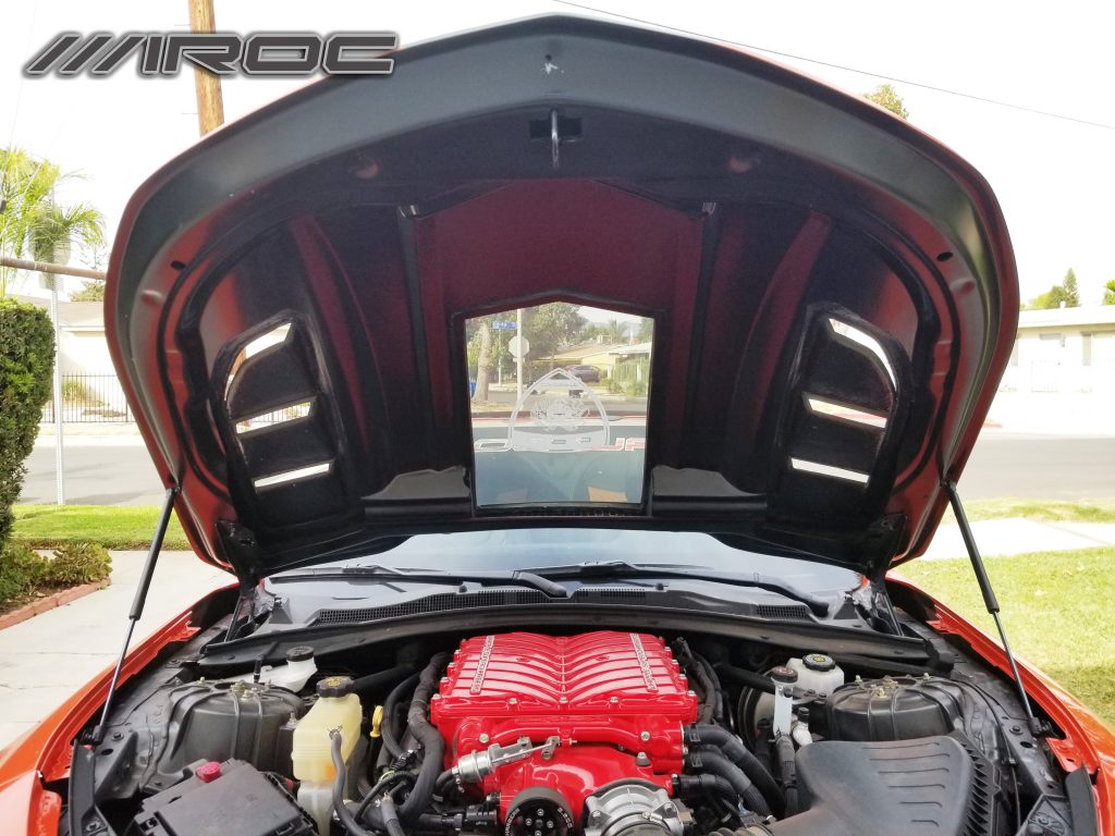 2016-2024 Camaro “IROC-Z” COPO Style Hood with Louvers and Window ...