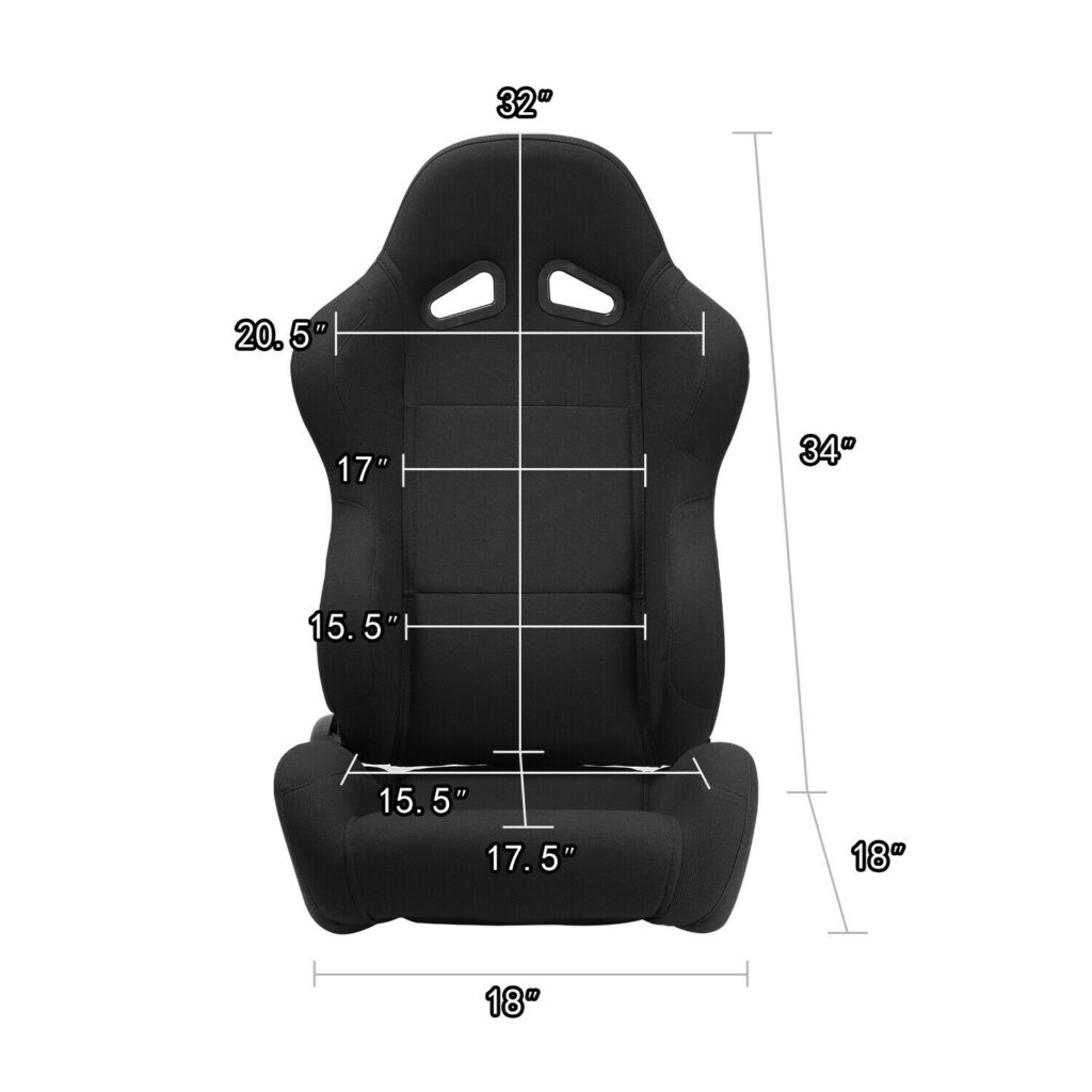 RACE Seats (PAIR)- “Boulevard Bruiser” Classic Style Racing Seats ...