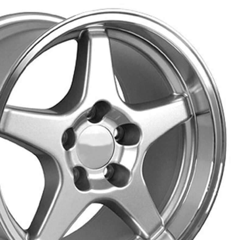 ZR1 SS Style Wheel 17″x11″ SILVER with MACHINED LIP – IROC Motorsports