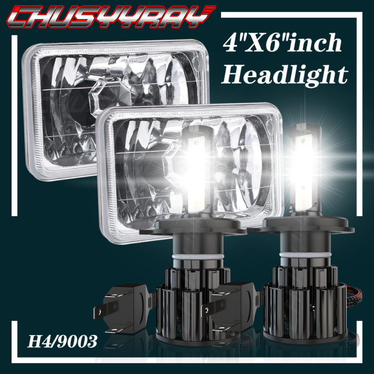 OEM Style Headlights Hi/Lo Sealed Beam H4 White LED (PAIR) – IROC ...