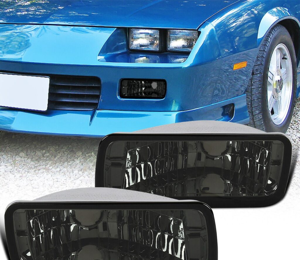 1985-1992 Chevy Camaro Front Bumper Lights Turn Signal Lamps Left+Right ...