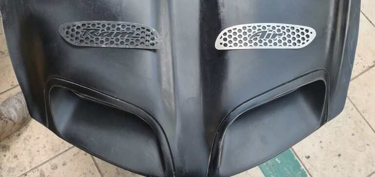1998-2002 Firebird/Formula/Trans-Am WS6 Style Hood Grill Inserts CUSTOM ...