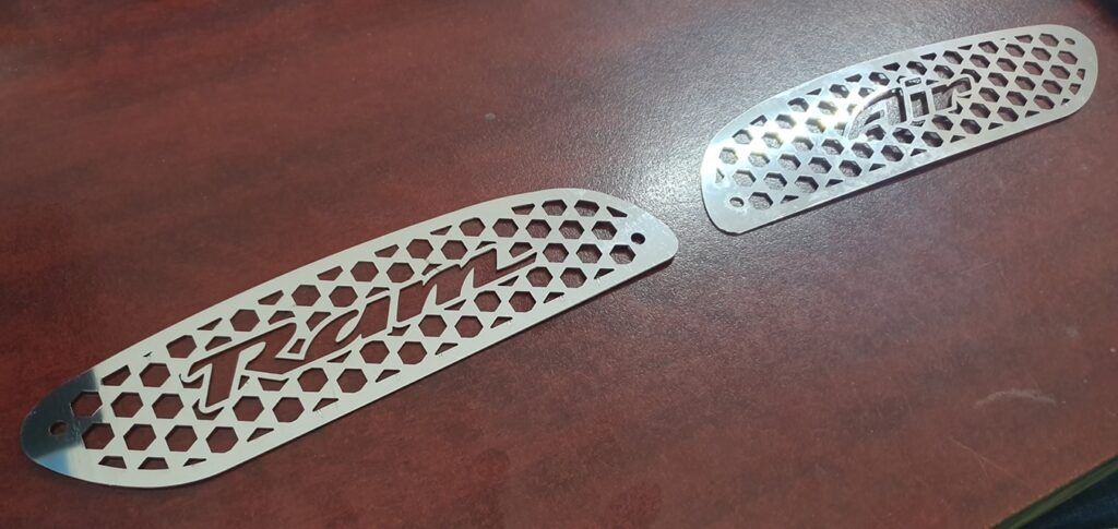 1998-2002 Firebird/Formula/Trans-Am WS6 Style Hood Grill Inserts CUSTOM ...
