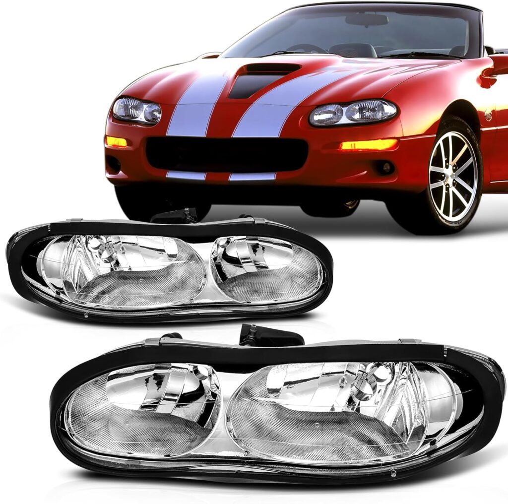 1998-2002 Camaro OEM Style Chrome Headlights – IROC Motorsports